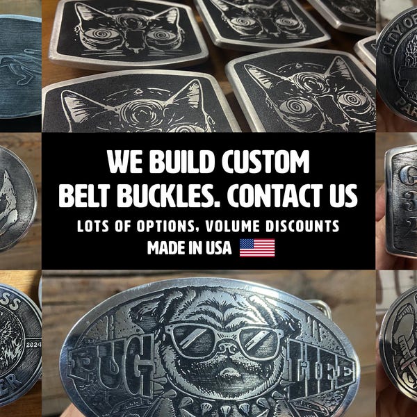 Unique Belt Buckle - Etsy