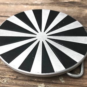 Sun Custom Belt Buckle Made of Etched Metal - Sunrise Buckle | Ray of ...