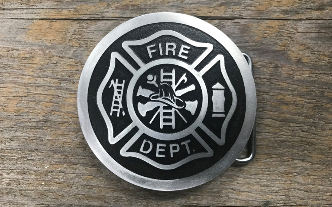 Fire Department Custom Belt Buckle, Made for Those Who Serve Their ...