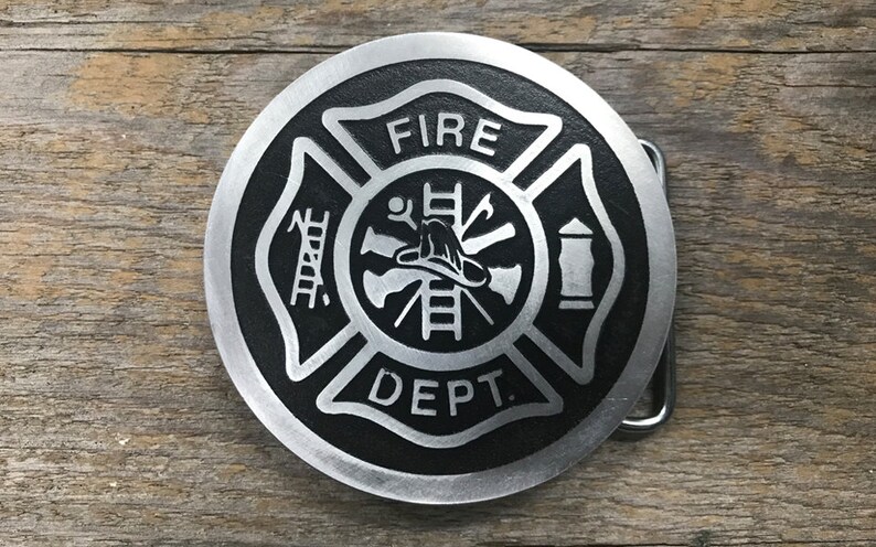 Fire Department Custom Belt Buckle Made for Those Who Serve - Etsy