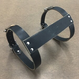 Motorcycle Bed or Jacket Roll Made With Black Leather Straps - Mexican ...