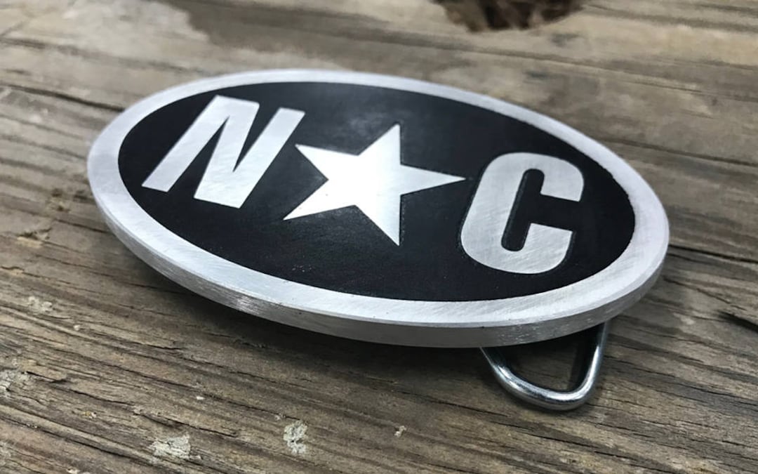 North Carolina Belt Buckle, the Perfect Gift to Represent Your Home ...