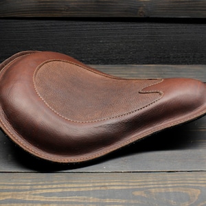 Two Tone Leather, Custom Motorcycle Seat, is Made for Your Unique Ride ...