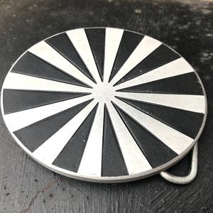 Sun Custom Belt Buckle Made of Etched Metal - Sunrise Buckle | Ray of ...