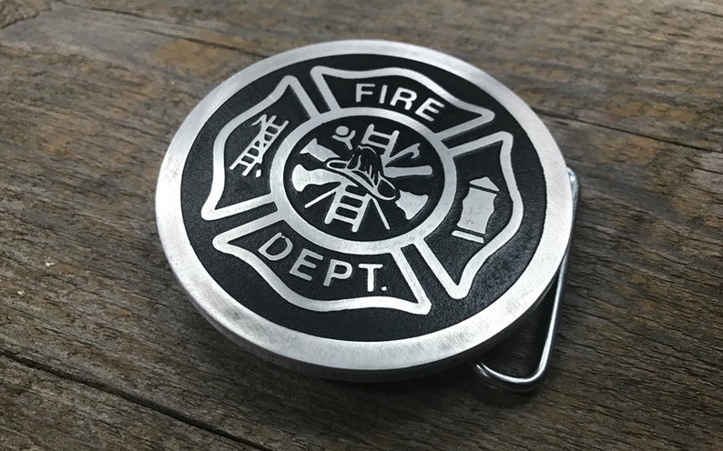 Fire Department Custom Belt Buckle Made for Those Who Serve - Etsy