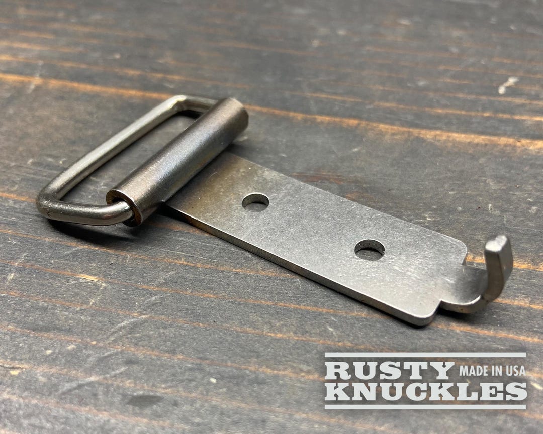 Small 1" Inch Buckle Ring and Hook for Custom Belt Buckles. Handmade in ...