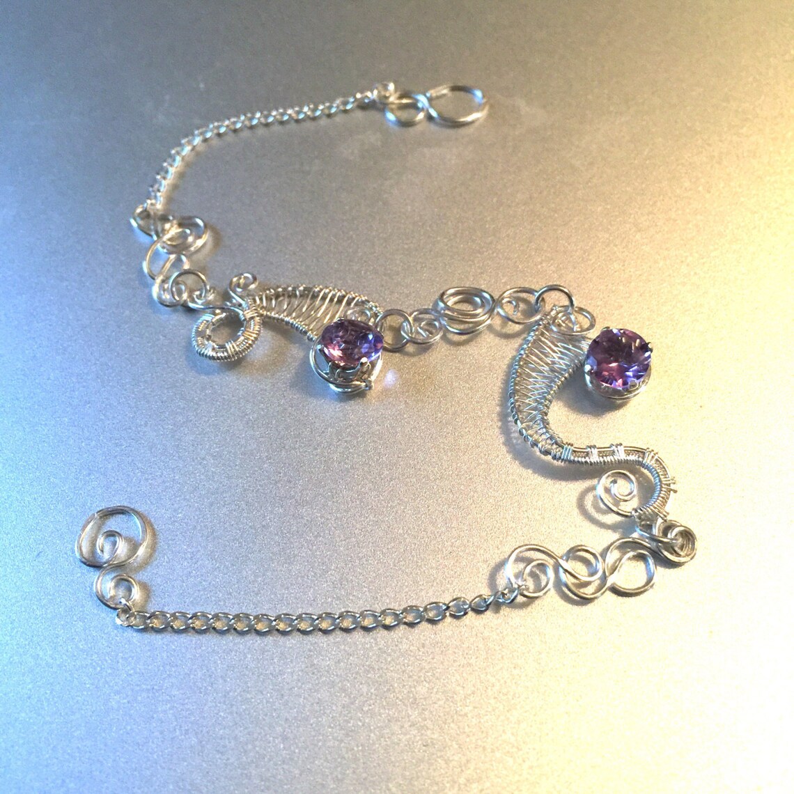 Wire Wrapped Jewelry Jewelry Handmade Fine Silver Jewelry | Etsy