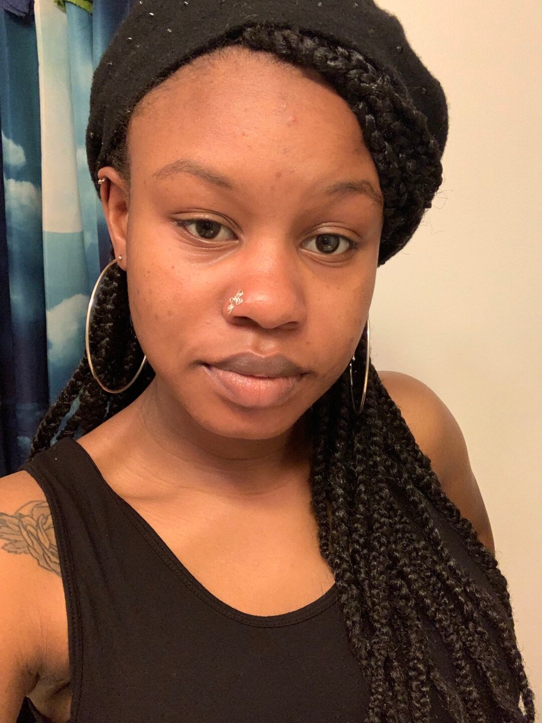 Faux Nose Ring, Artsy Nose Ring, Fake Nose Ring, Wire Wrapped Jewelry ...