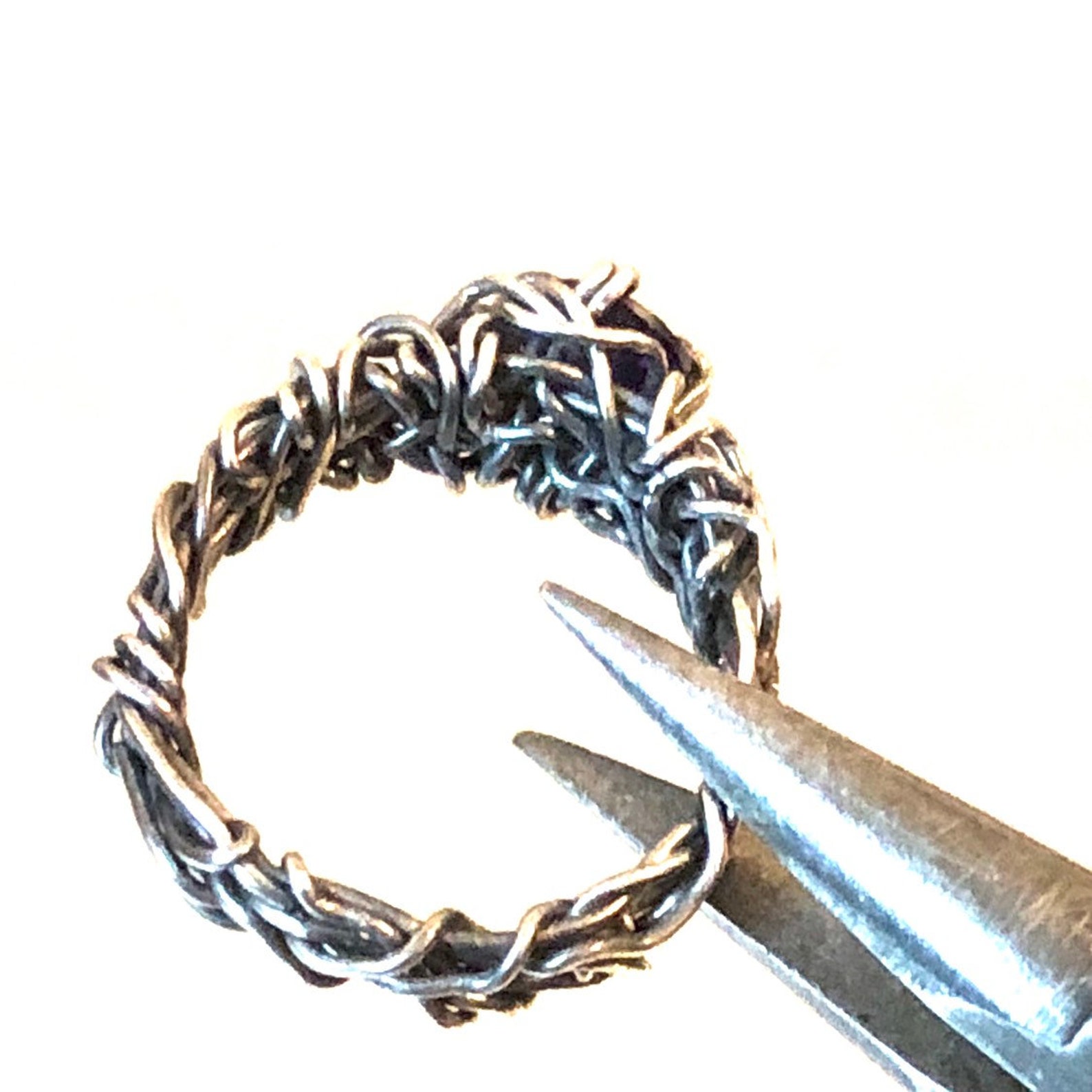 Unique Engagement Ring Wire Wrapped Jewelry Handmade | Etsy