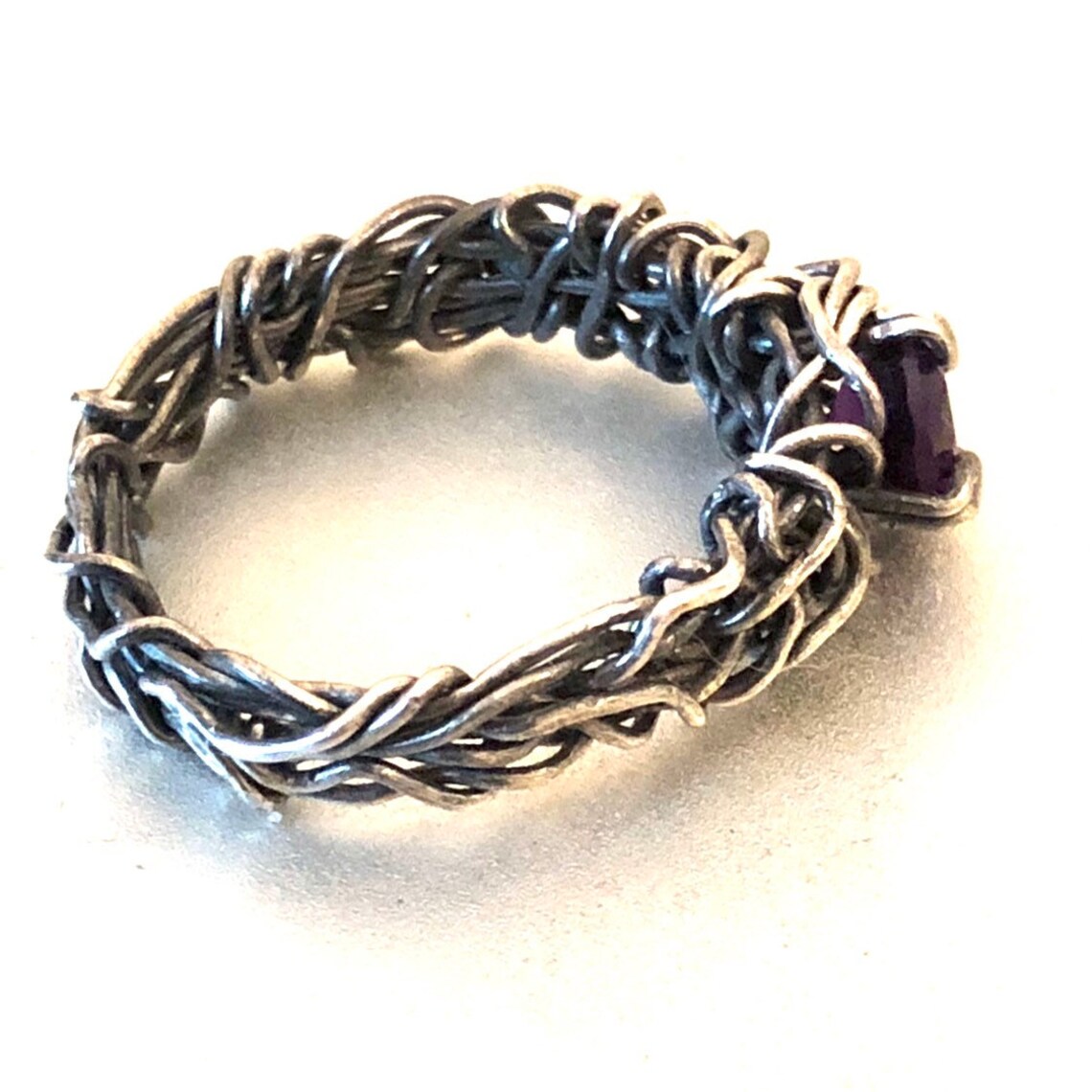 Unique Engagement Ring Wire Wrapped Jewelry Handmade | Etsy