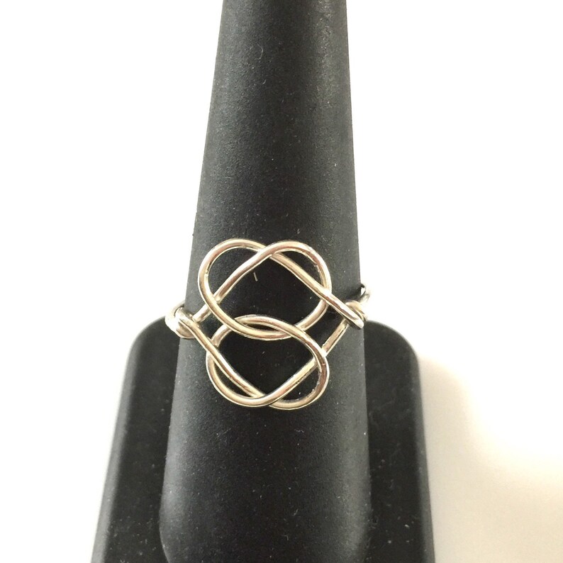 Eternity Knot, Celtic Love Ring, Wire Wrapped Jewelry Handmade ...