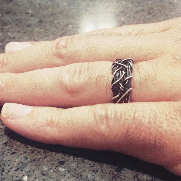 Wire Woven Ring - Etsy