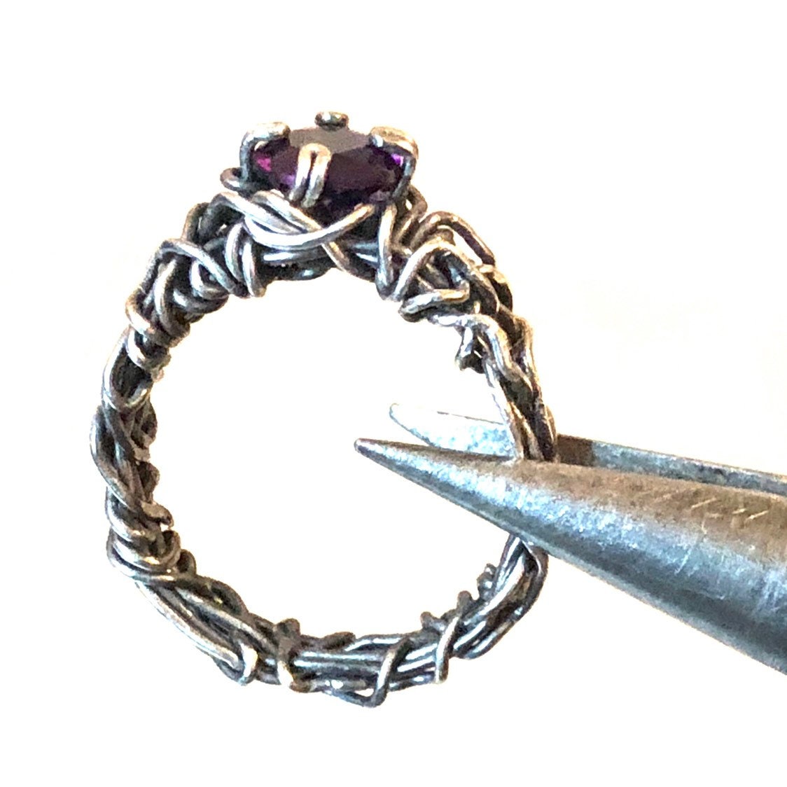 Unique Engagement Ring Wire Wrapped Jewelry Handmade | Etsy