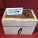 Re-purposed Wood Box With Peep Hole - Etsy
