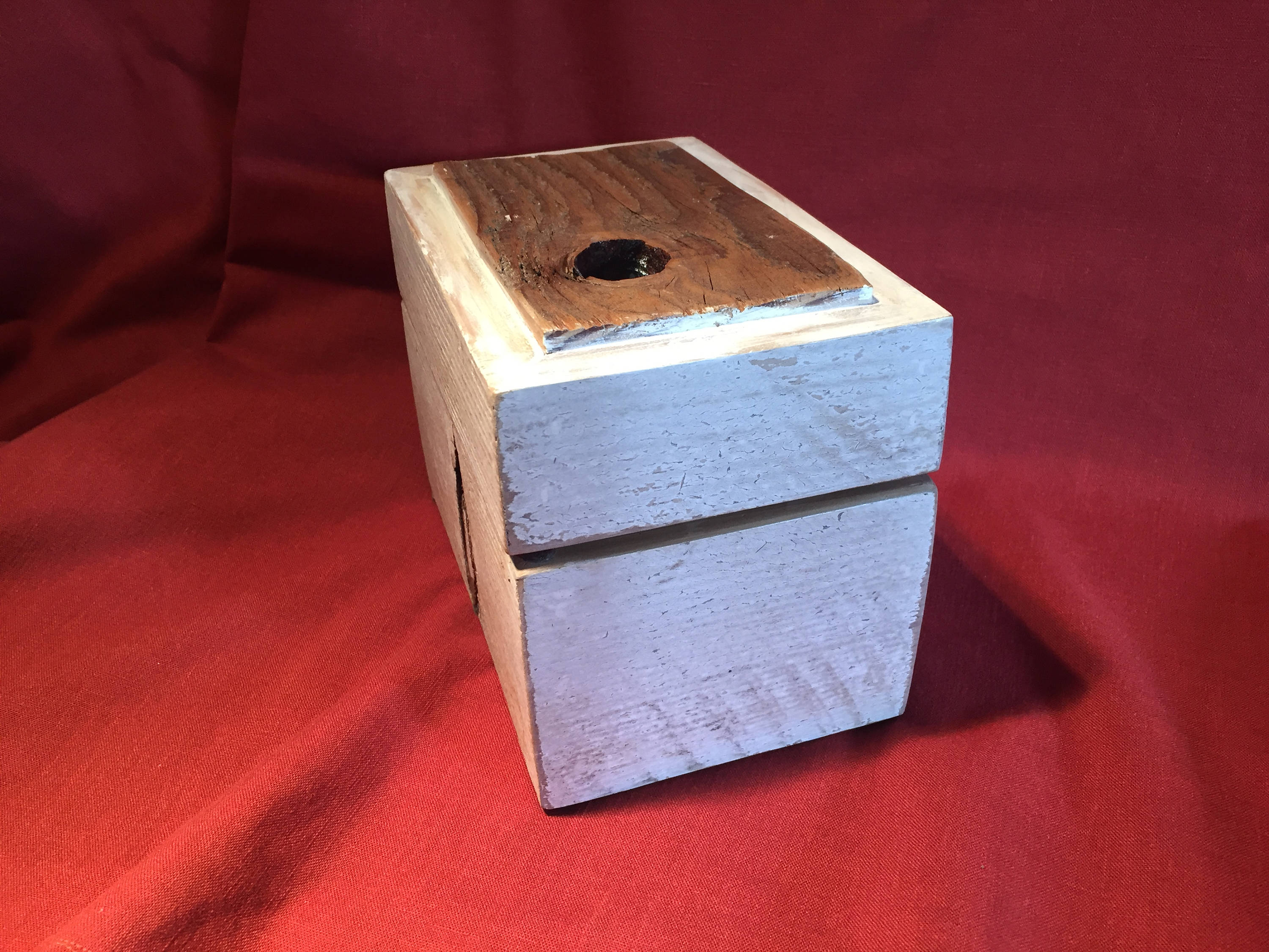 Re-purposed Wood Box With Peep Hole - Etsy