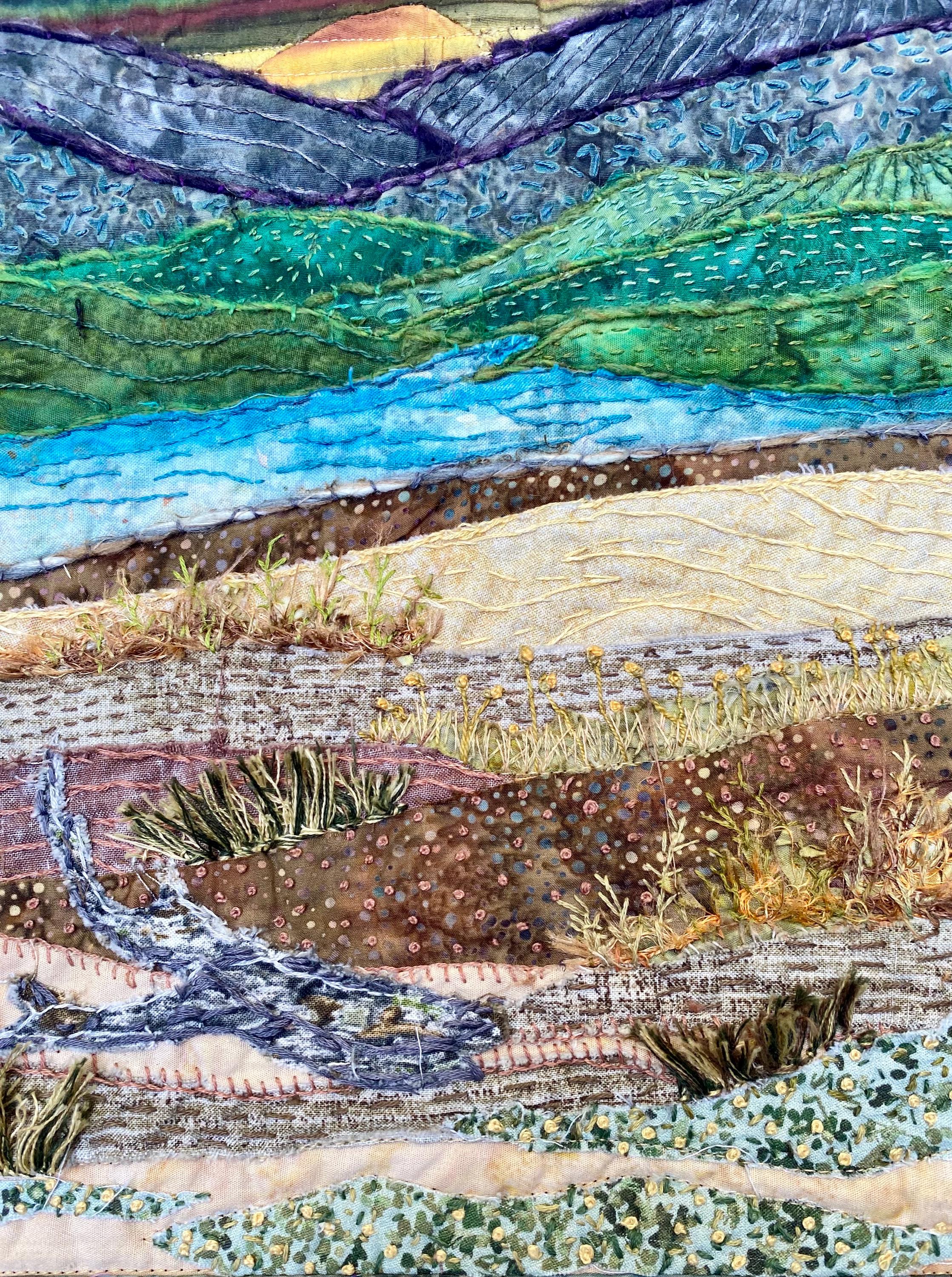 Fabric Art Landscape - Etsy