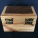 Re-purposed Wood Box - Australian Cypress With Walnut Lid - Etsy