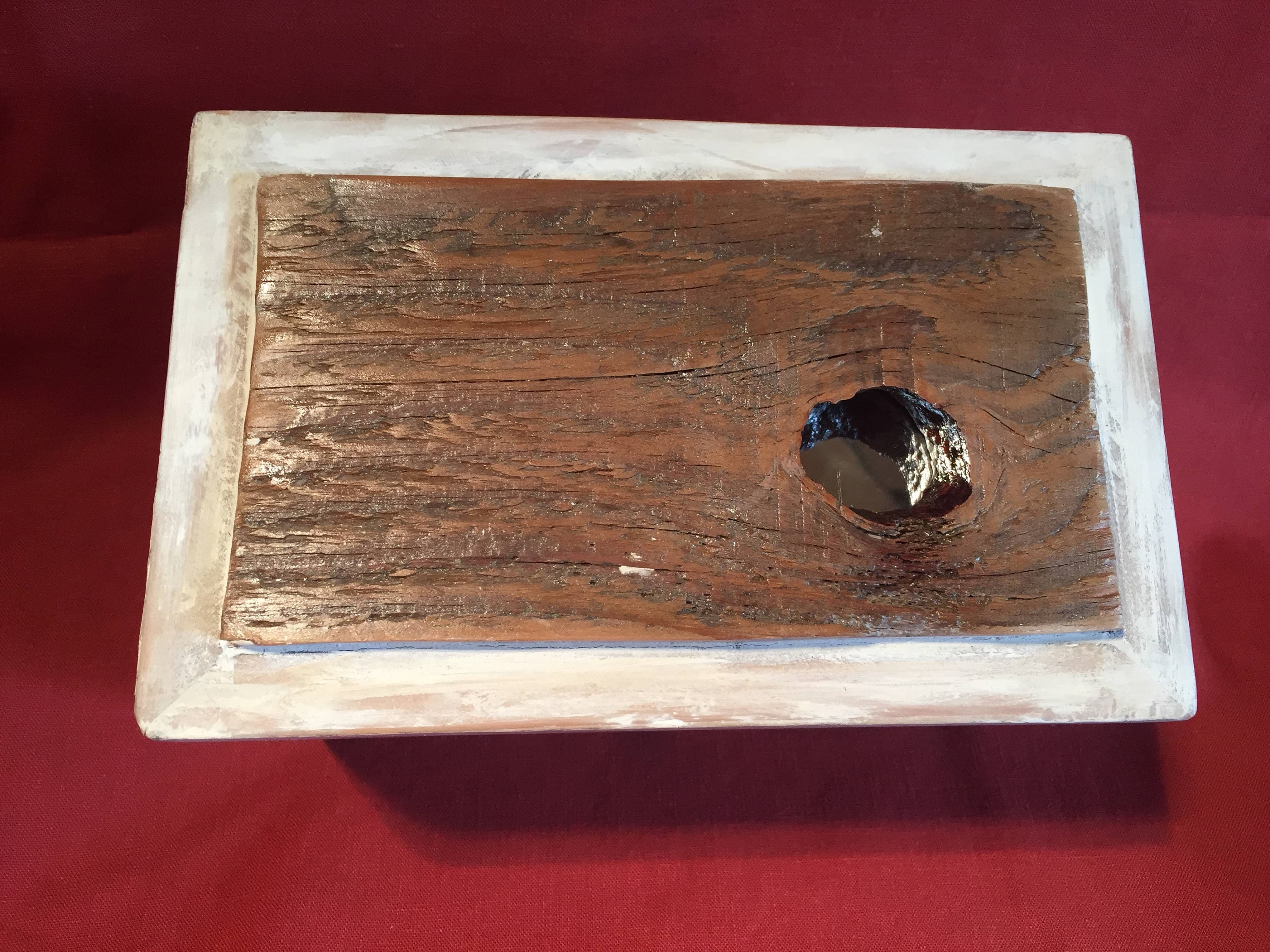 Re-purposed Wood Box With Peep Hole - Etsy