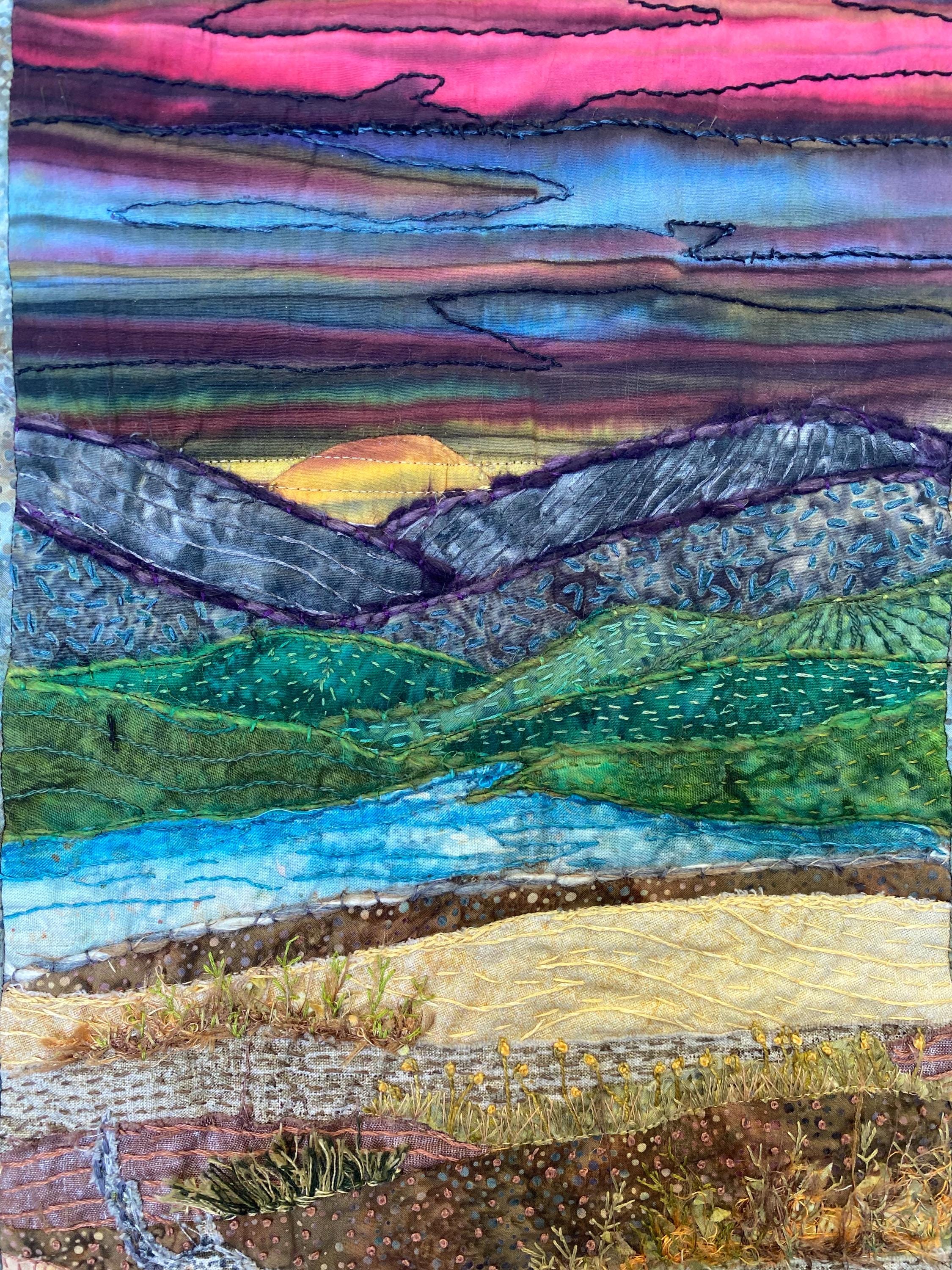 Fabric Art Landscape - Etsy