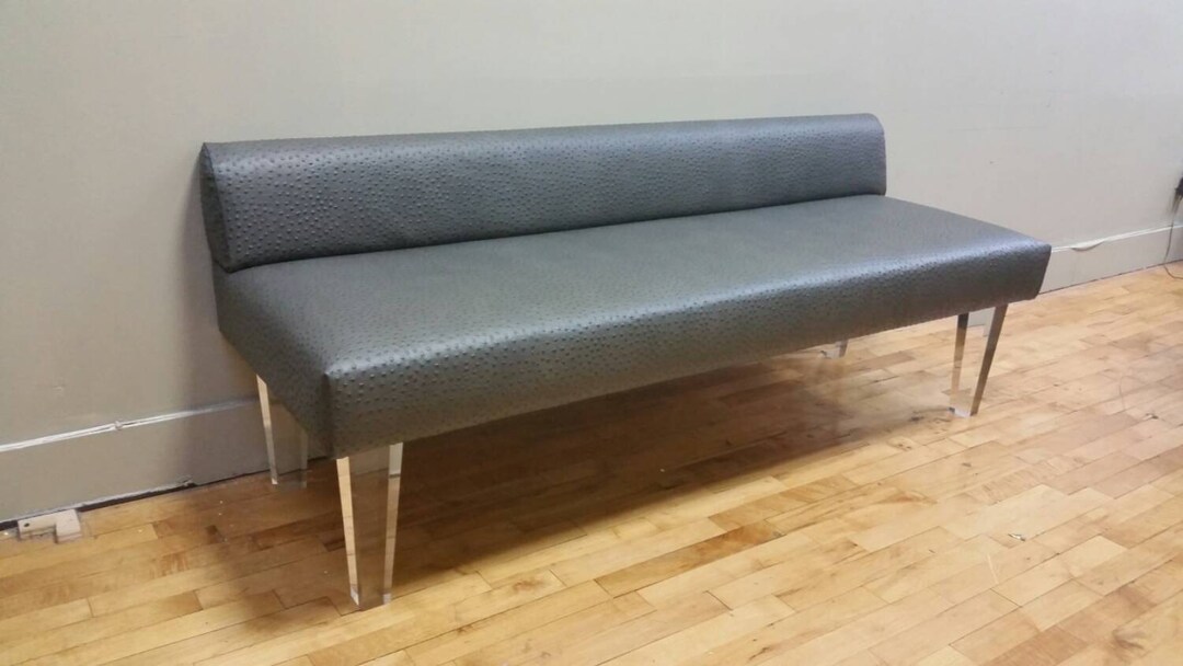 Contemporary Bench Made With COM Low Back - Etsy