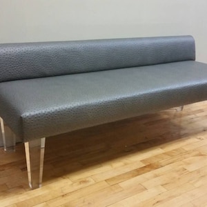 Contemporary Bench Made With COM Low Back - Etsy