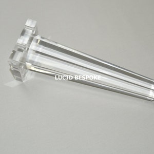 12" Lucite Leg - Acrylic Leg - Crystal Clear - Ghost Legs- Various ...