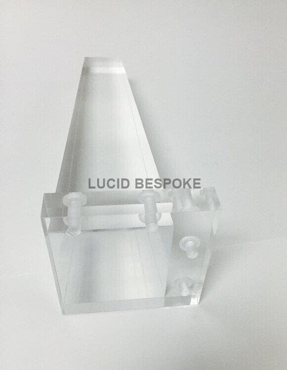12” Lucite Legs -square Tapered- Hollywood Regency Furniture -acrylic ...