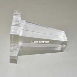 6" Hollywood Regency - Lucite Leg - Acrylic Leg- Crystal Clear ...