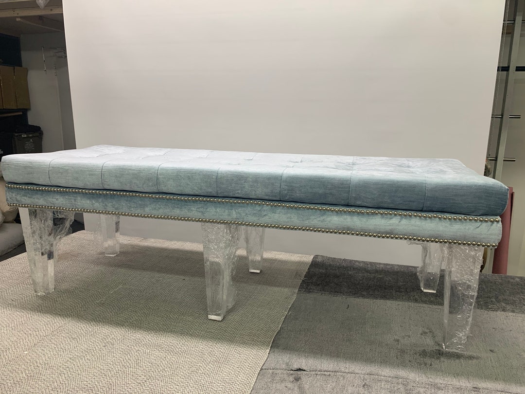 Large Lucite Bench 6 Lucite Legs - Etsy