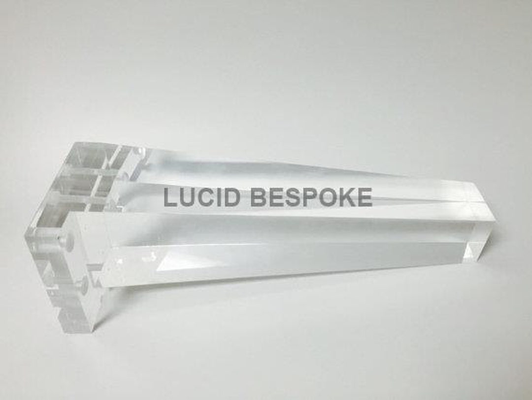 14" Crystal Clear- Lucite Furniture - Tapered Legs-furniture Legs ...