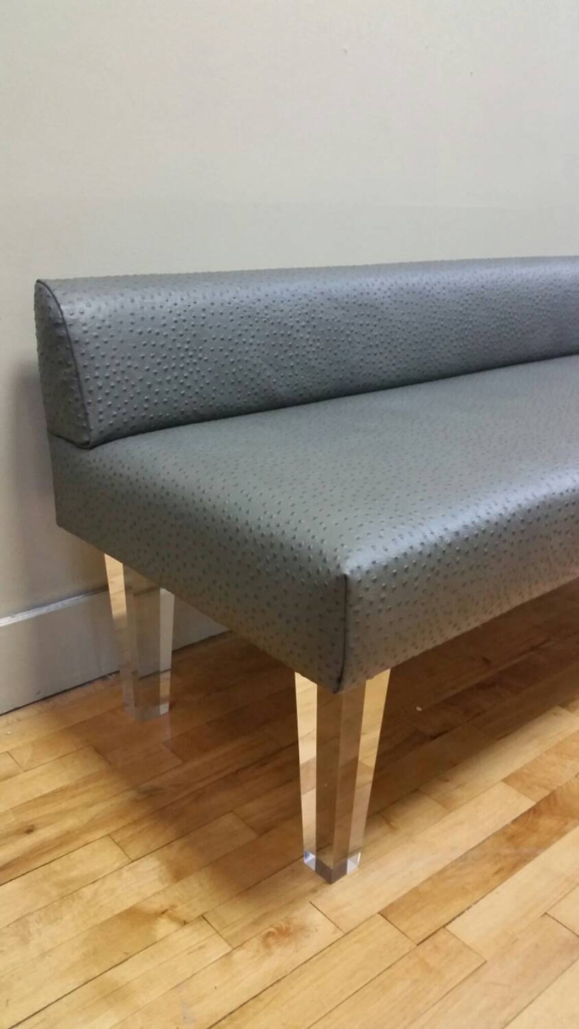 Contemporary Bench Made With COM Low Back - Etsy