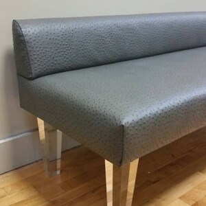 Contemporary Bench Made With COM Low Back - Etsy