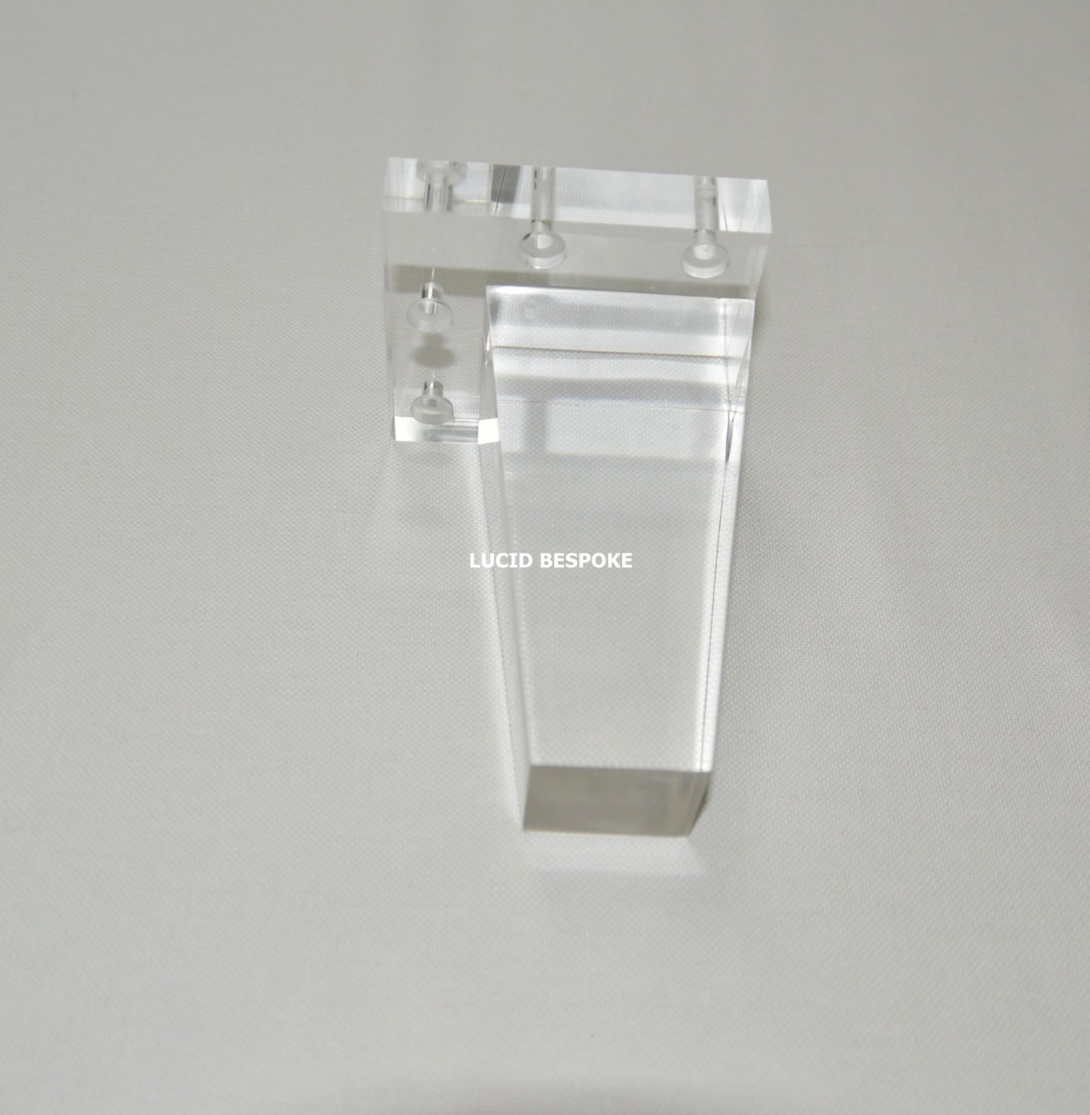 6" Hollywood Regency - Lucite Leg - Acrylic Leg- Crystal Clear ...