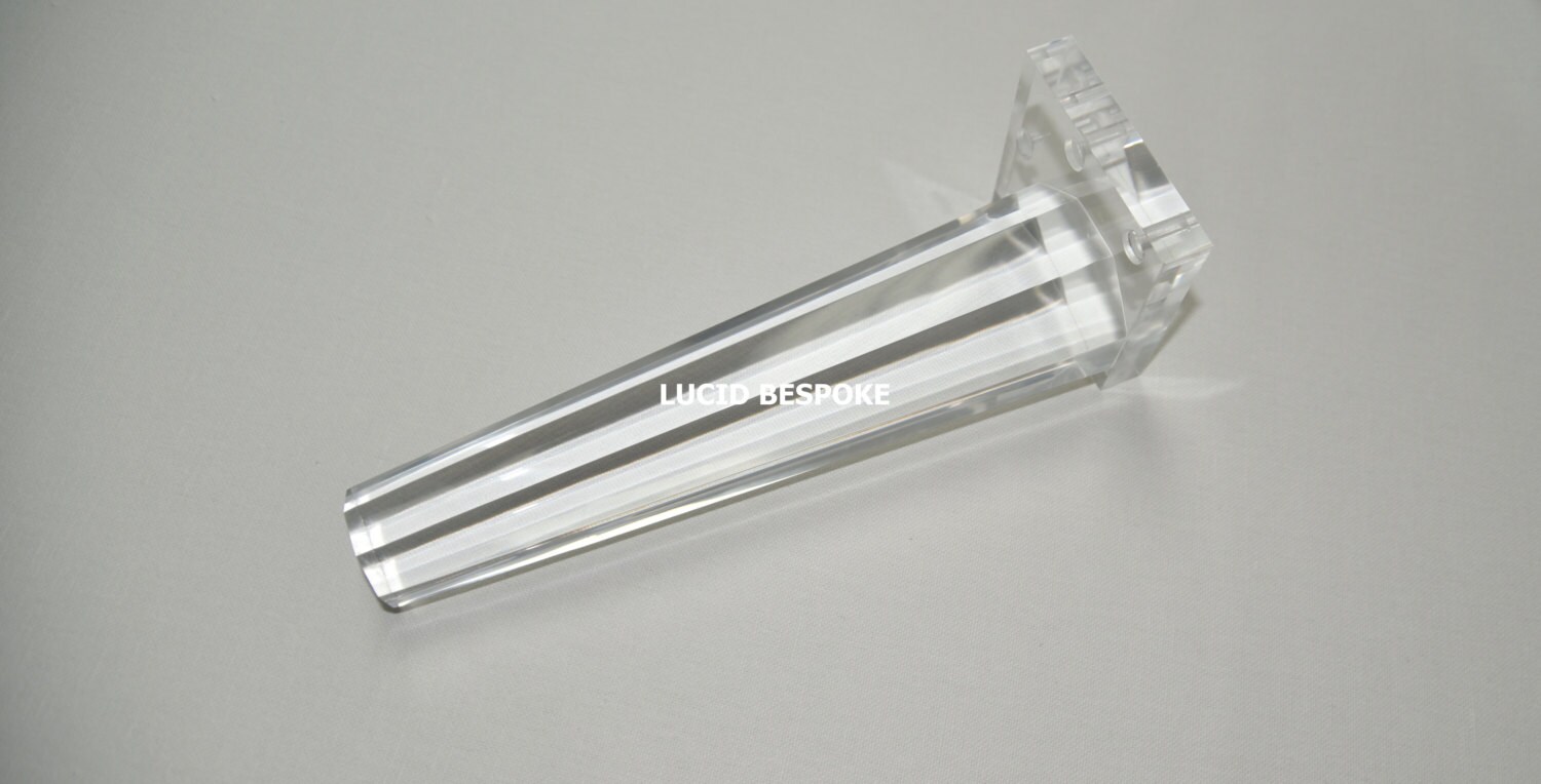 12" Lucite Leg - Acrylic Leg - Crystal Clear - Ghost Legs- Various ...