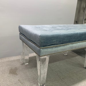 Large Lucite Bench 6 Lucite Legs - Etsy