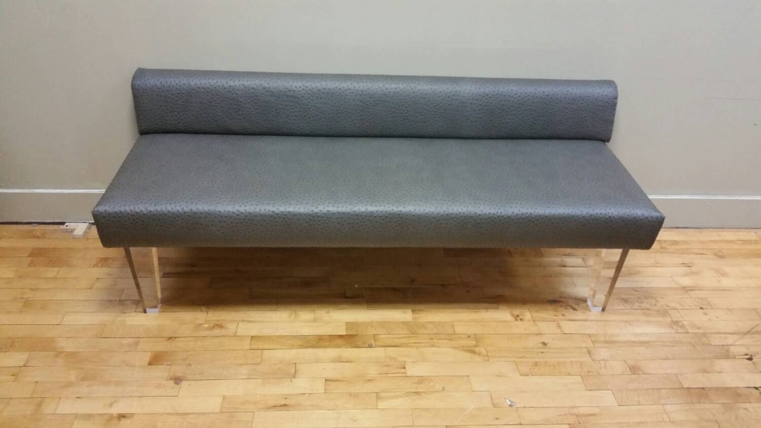 Contemporary Bench Made With COM Low Back - Etsy