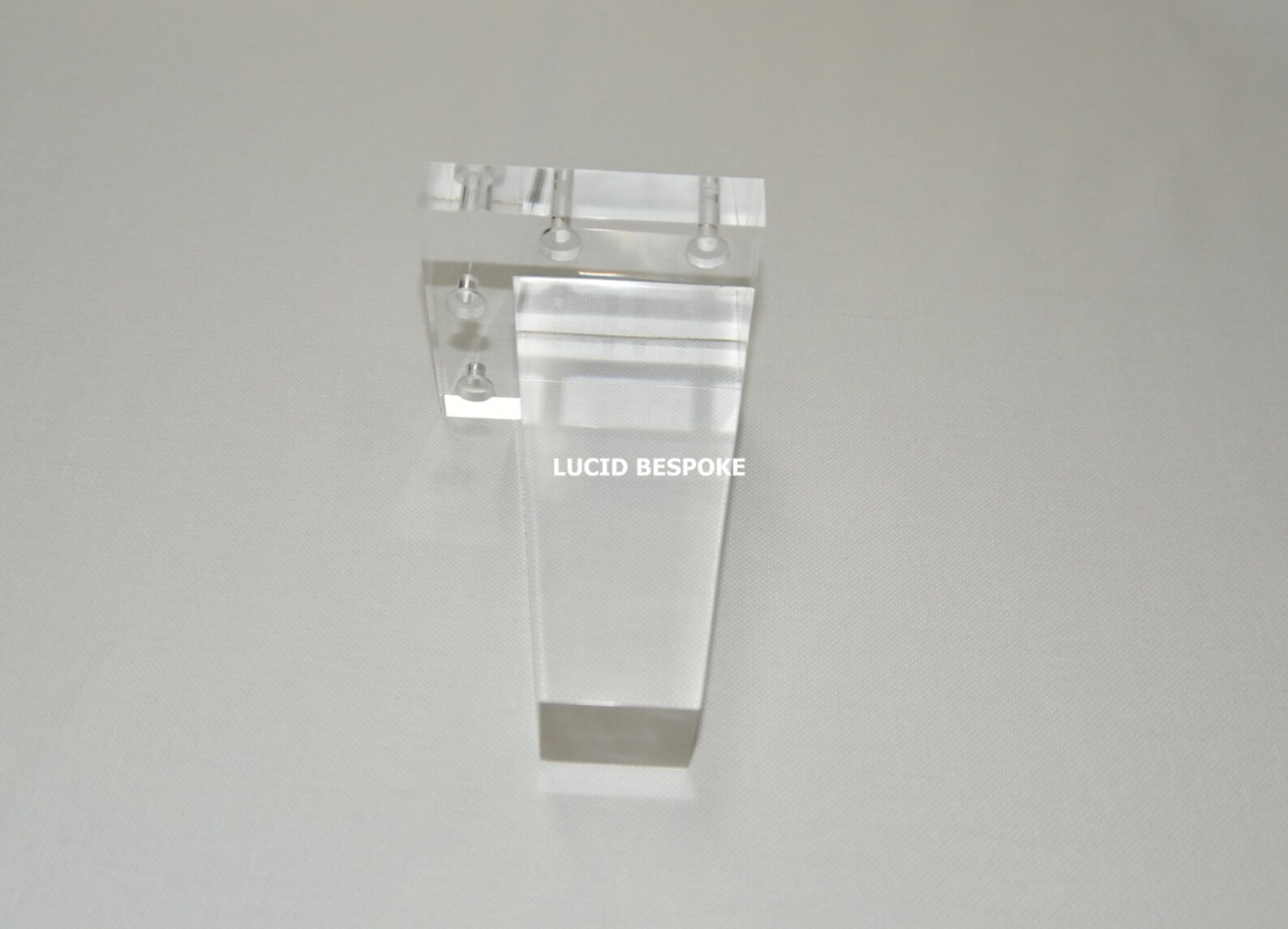6" Hollywood Regency - Lucite Leg - Acrylic Leg- Crystal Clear ...