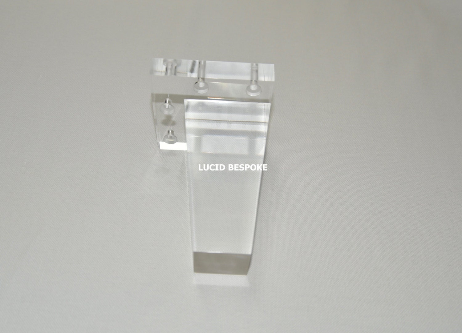 6" Hollywood Regency - Lucite Leg - Acrylic Leg- Crystal Clear ...