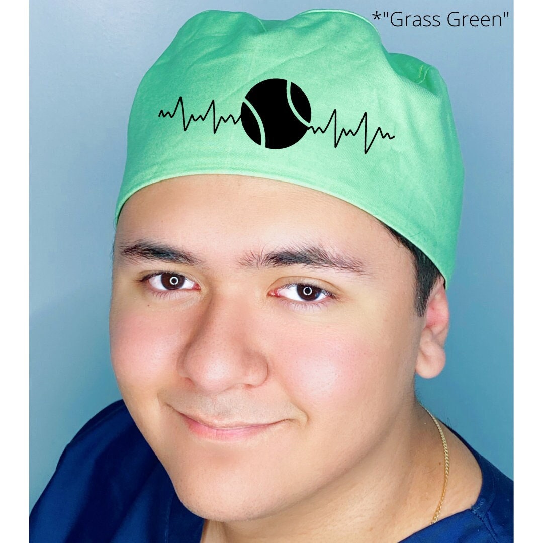 Baseball Love Themed Custom Customized Solid Color Unisex Scrub Cap by ...