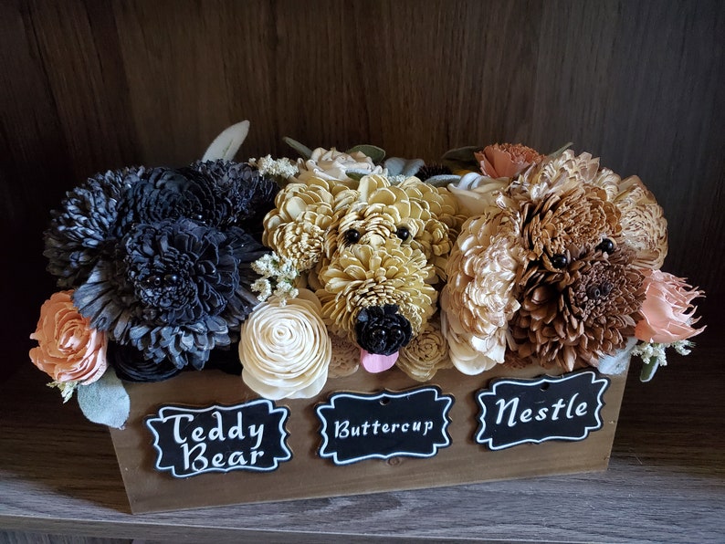 FLOWER DOG Custom Dog Bouquet Puppy Flower Flower Dog - Etsy