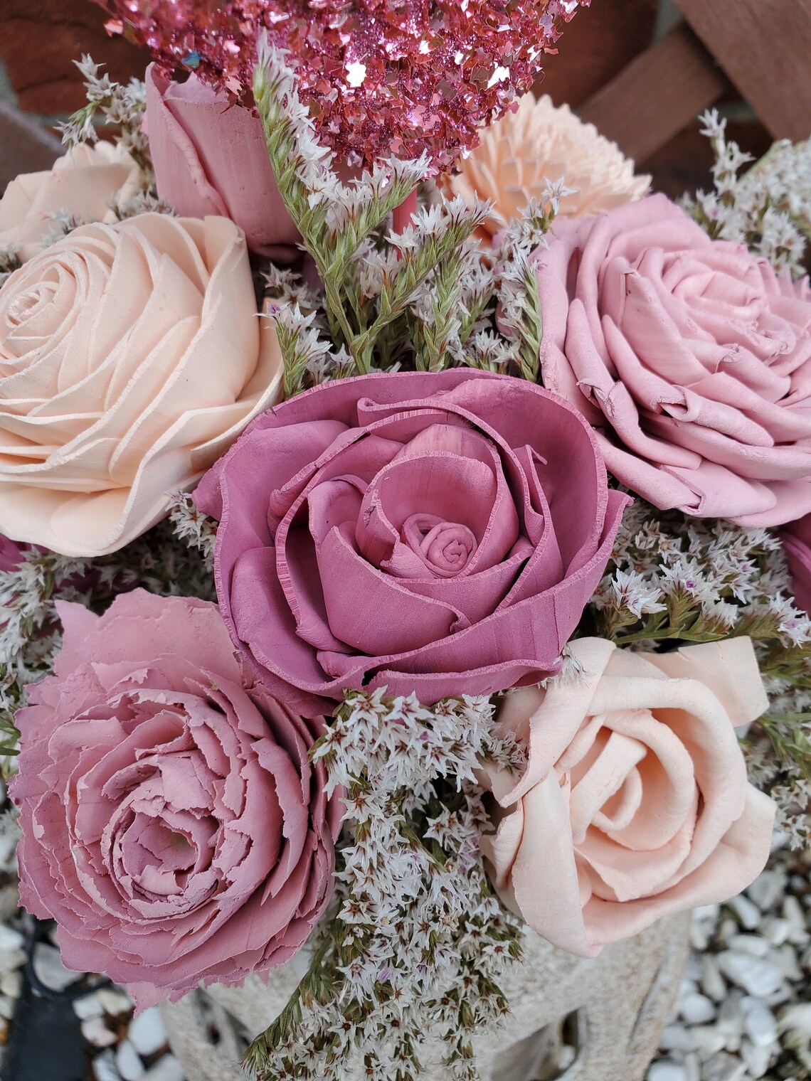 Pink Flowers for Mom Pink Sola Flowers Mother's Day - Etsy