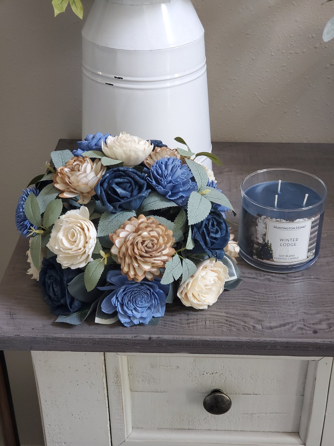 CANDLE BOUQUET] Candle Flower Bouquet] Flower Candle Bouquet] Flower ...