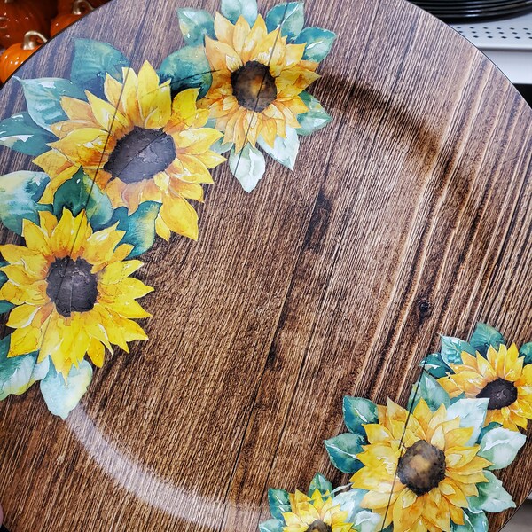 Sunflower Plate - Etsy