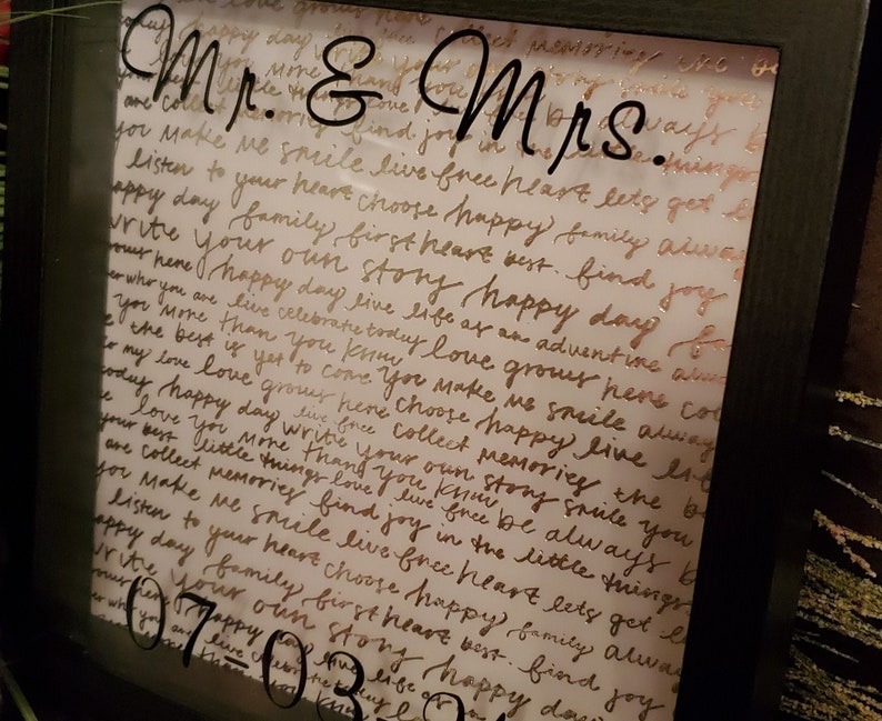 Wedding Gift Personalized With Name and Date] Wedding Photo Box ...