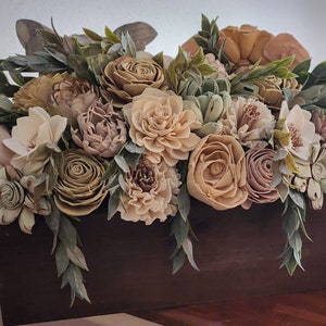 Two Dog Bouquet With 2 Dozen Flowers in Shallow Box Crate - Etsy