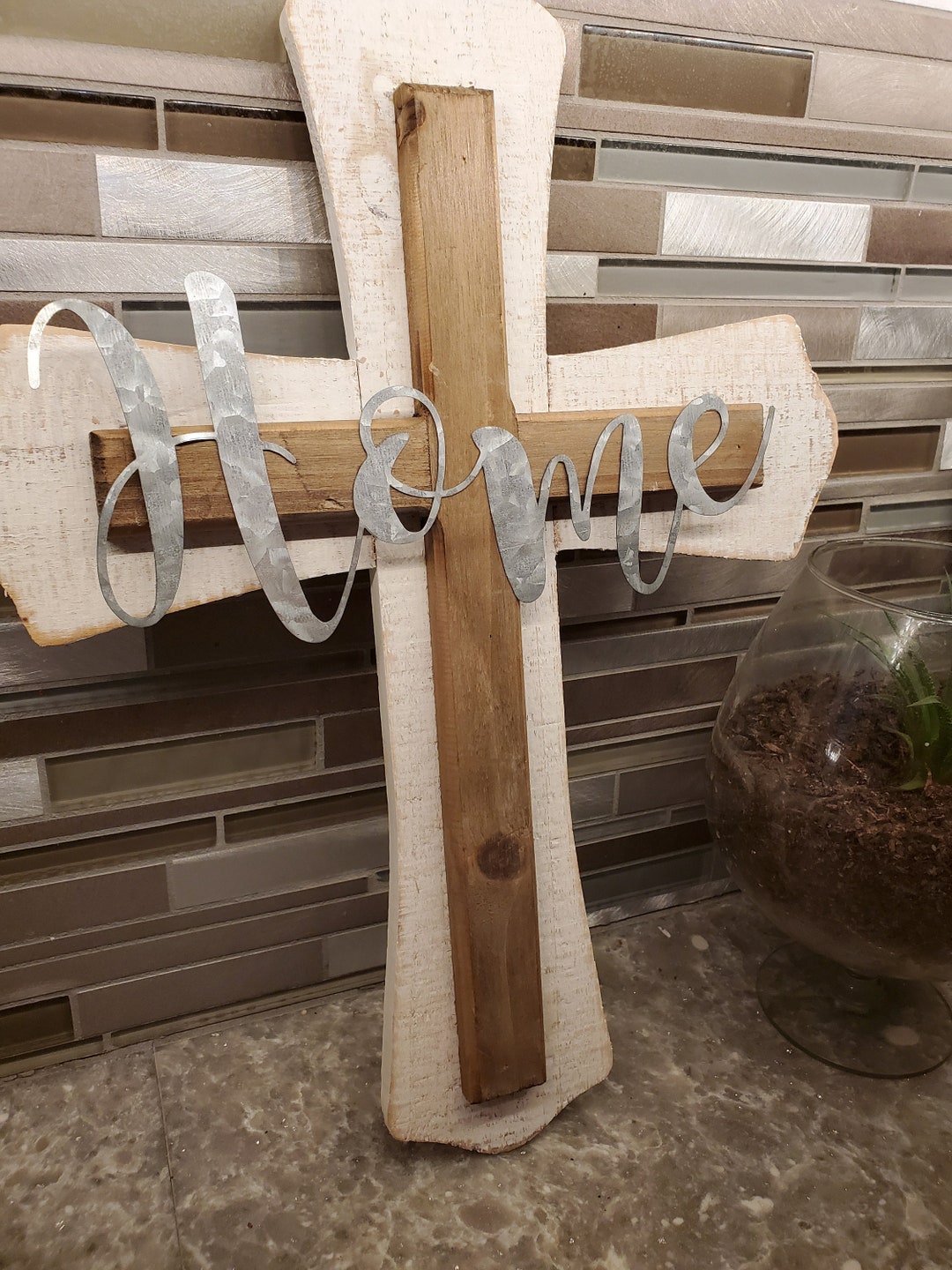 Hand Carved Cross, Natural Wood Cross, Home Cross, Wood Cross, Cross ...