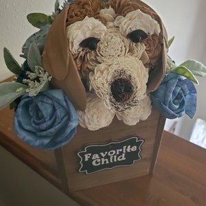 FLOWER DOG] Custom Dog Bouquet] Puppy Flower] Flower Dog Custom Order ...