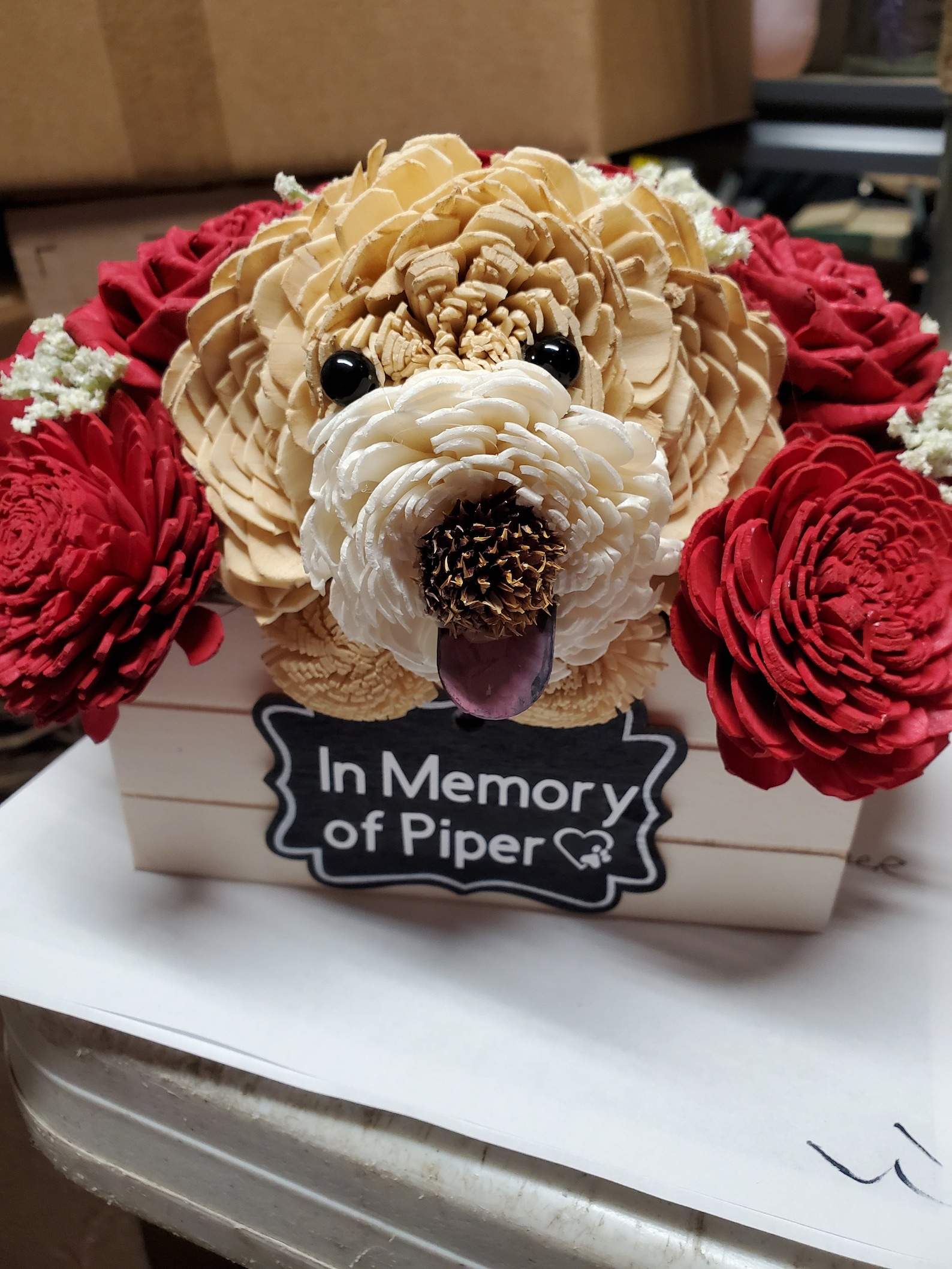 PUPPY BOUQUET Flower Dogdog Lover Birthday Giftloss of Pet - Etsy