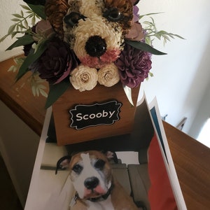 FLOWER DOG] Custom Dog Bouquet] Puppy Flower] Flower Dog Custom Order ...