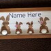 Family of Bunnies Personalized Bunny Family Easter Family - Etsy